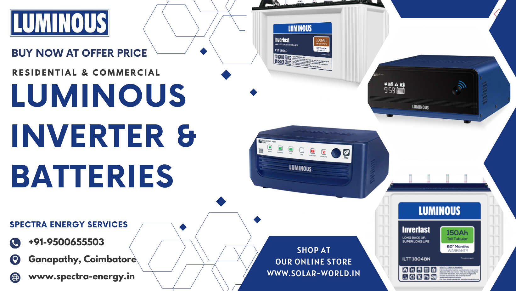 Luminous Inverters and Batteries – Solar World
