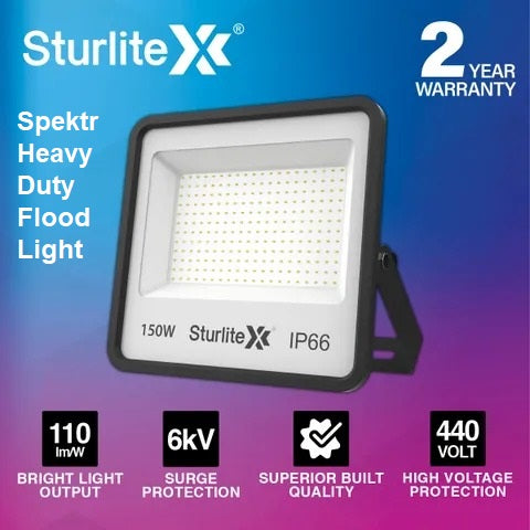 Spektr Heavy Duty Flood Light LG-0005-200W, Sturlite Spektr Light - 20 ...